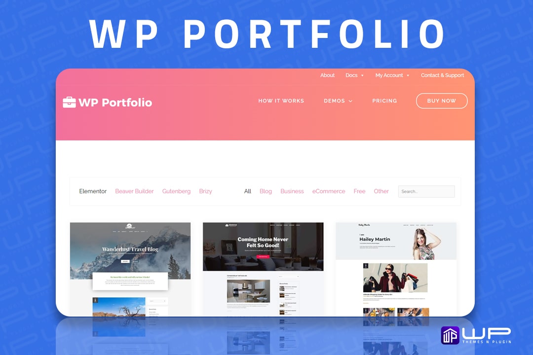 WP Portfolio - wpthemenplugin